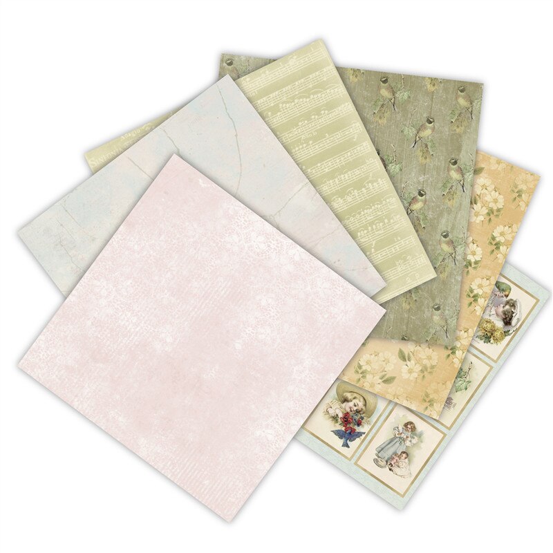 24 sheets 6"X6"Paper joyous childhood pack Pattern... – Grandado
