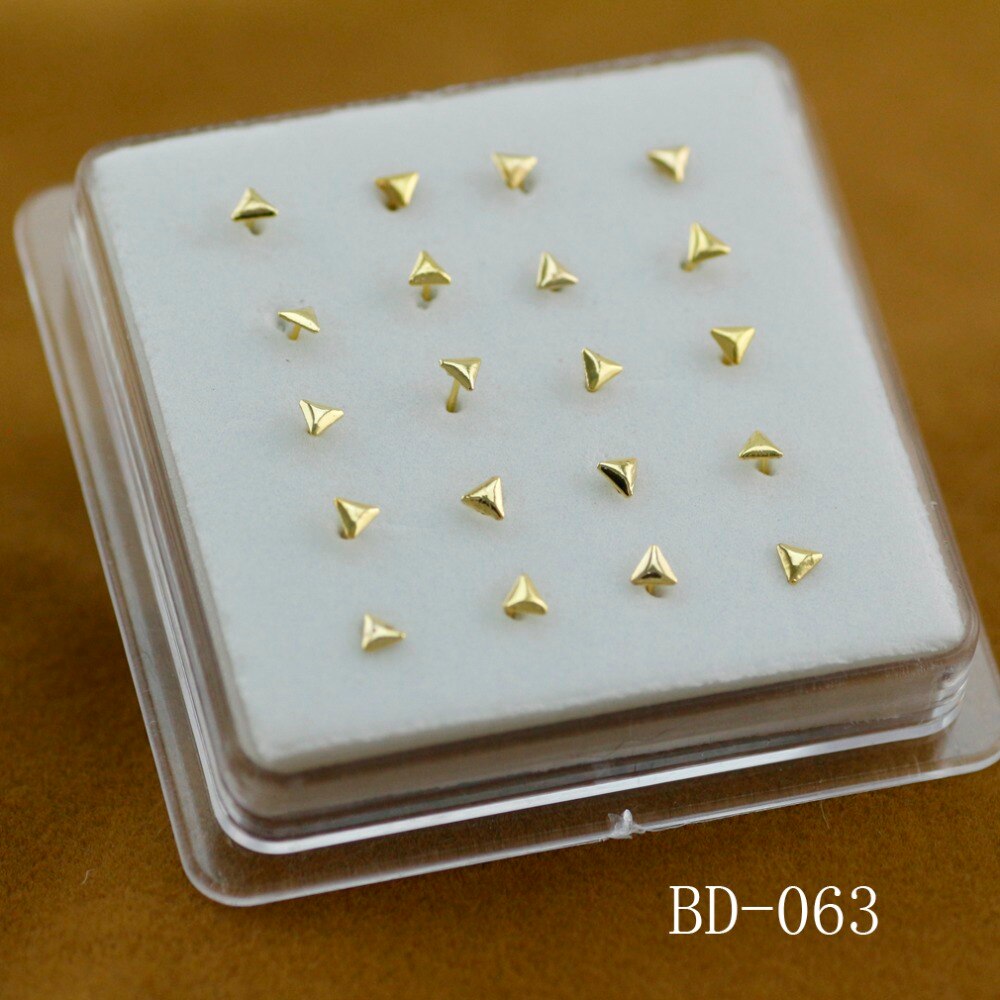 20ps The classic triangle plating 18 k nail & nose... – Vicedeal