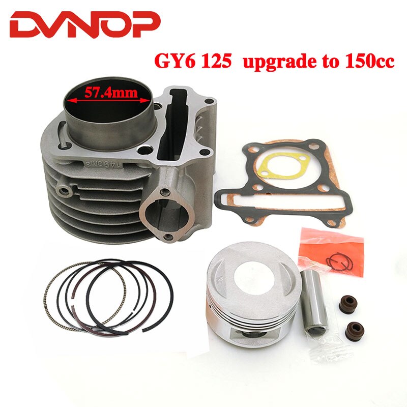 57.4mm 150cc Motorcycle Cylinder Kit Big Bore For ... – Grandado