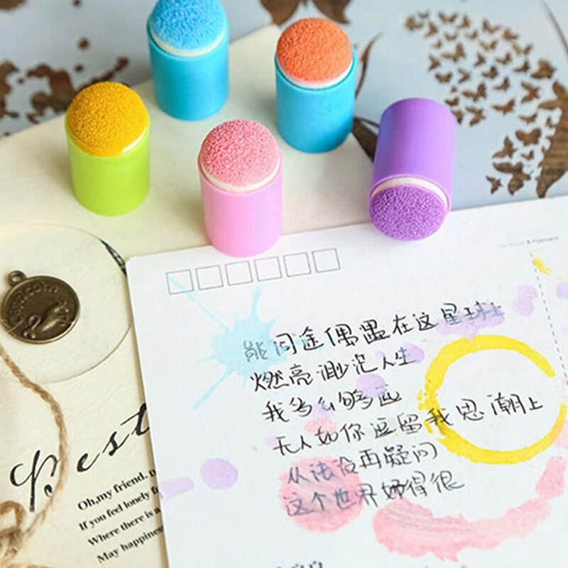 40Pcs Finger Sponge Daubers Painting Ink Pad Stamp... – Grandado