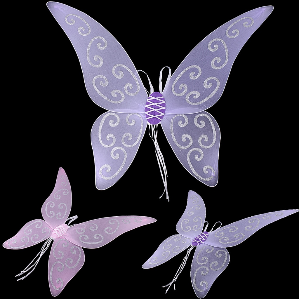 Volwassenen Kinderen Glitter Vlinder Angel Fairy W... – Grandado