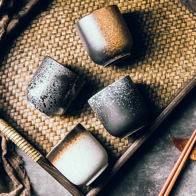 150 and 200ml Chinese Retro Style Handmade Color G... – Grandado