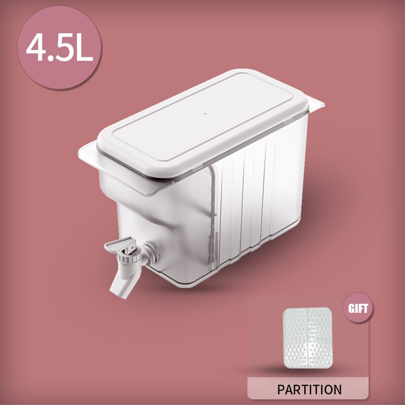 4.5L Cold Water Jug With Tap Water Beverage Dispen... – Grandado