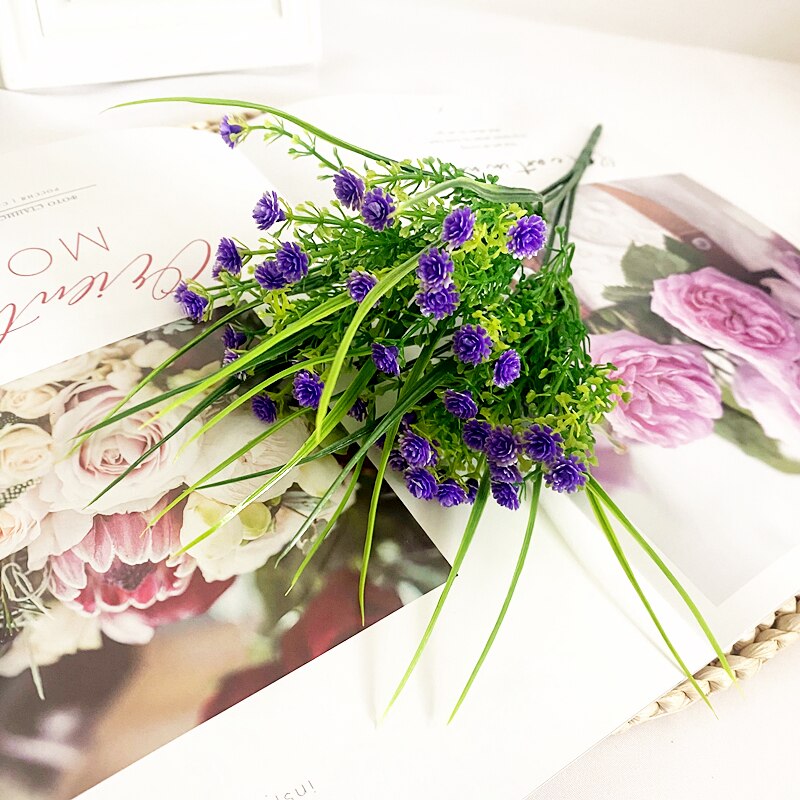 1pcs artificial flower simulation gypsophila green... – Grandado