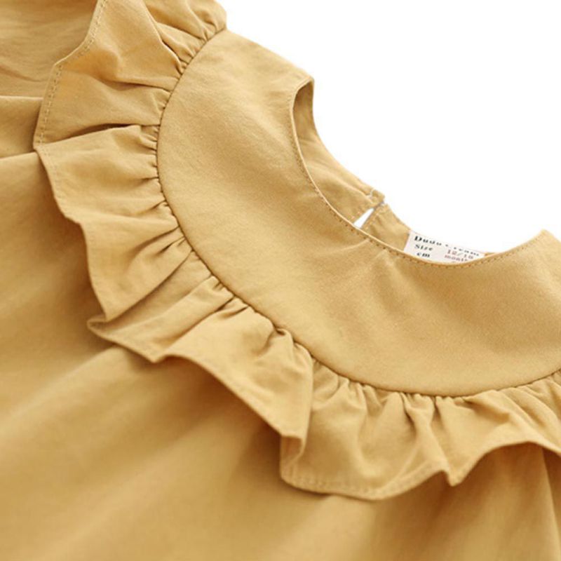 Baby Girls Autumn Ruffle Shirt Long Sleeve Infant ... – Grandado