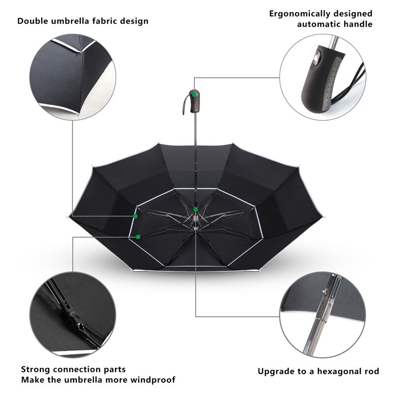 Double Golf Business Umbrella Men Rain Woman Brand... – Grandado