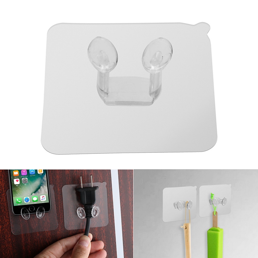 Power Plug Socket Hanger Houder Sterke Lijm Haak m... – Vicedeal