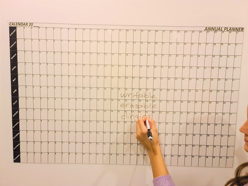 Practicumpapier jaarplanner 365 -daagse kalender k... – Grandado