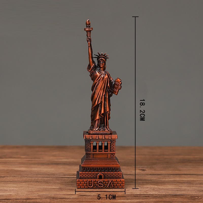 2 Colors Metal Statue of Liberty Model Decoration ... – Grandado
