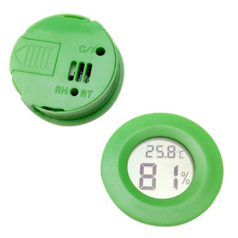 Pet Thermometer Hygrometer Round Digital LCD Displ... – Grandado
