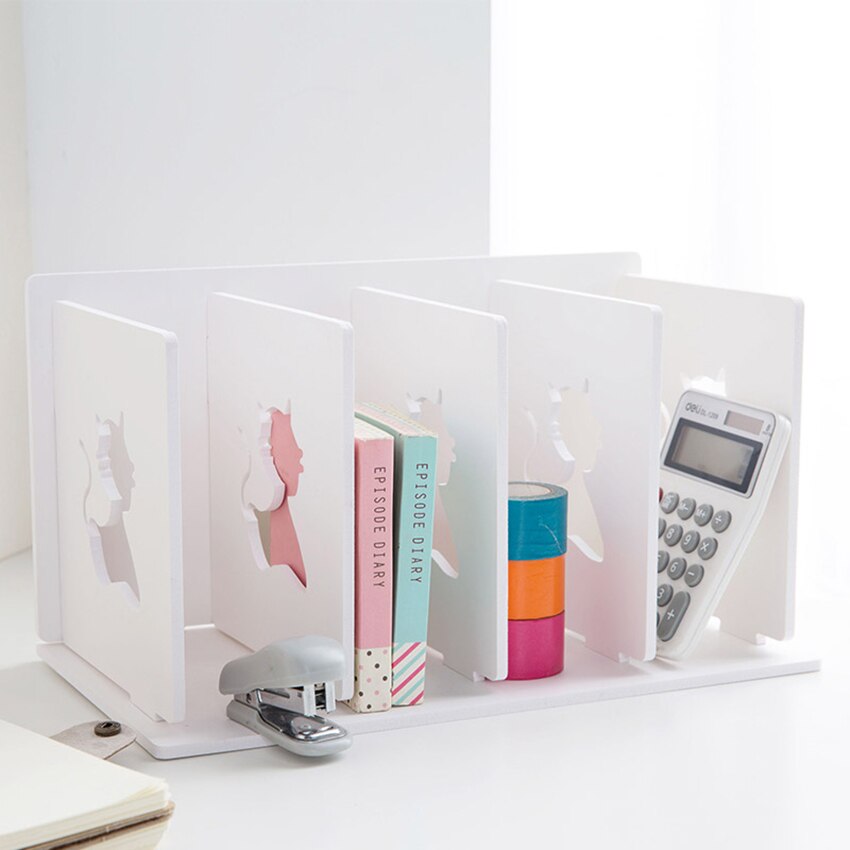 DIY Assembly Storage Rack White Wood Plastic Board... – Grandado