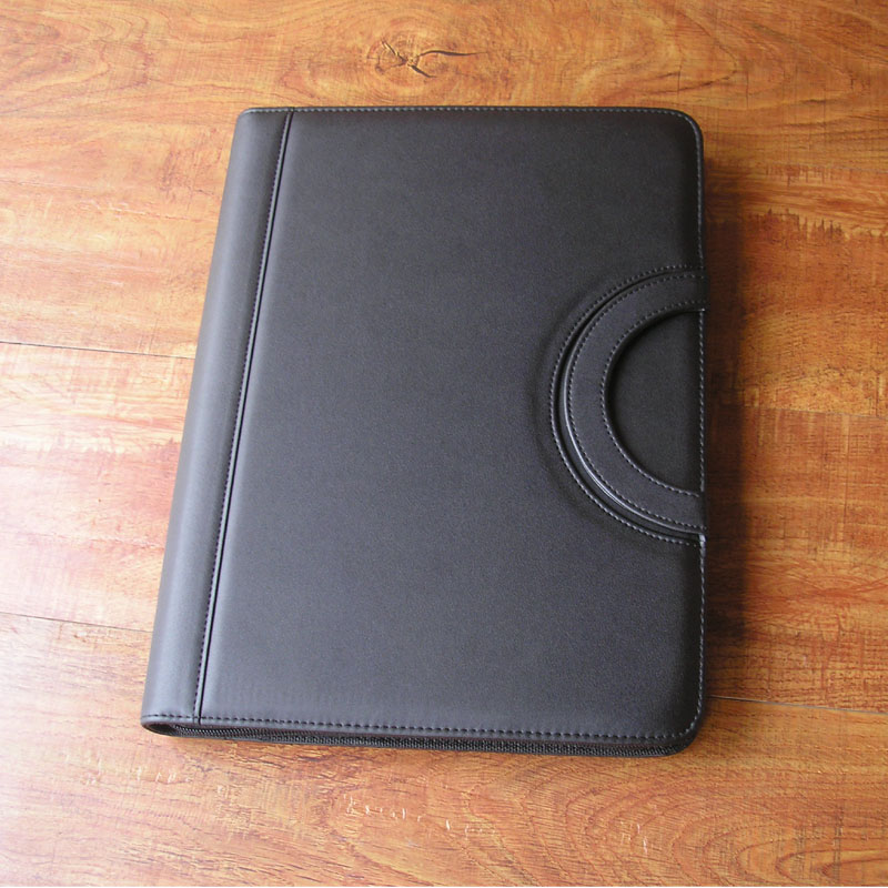 A4 Zipper PU leather business office manager docum... – Grandado
