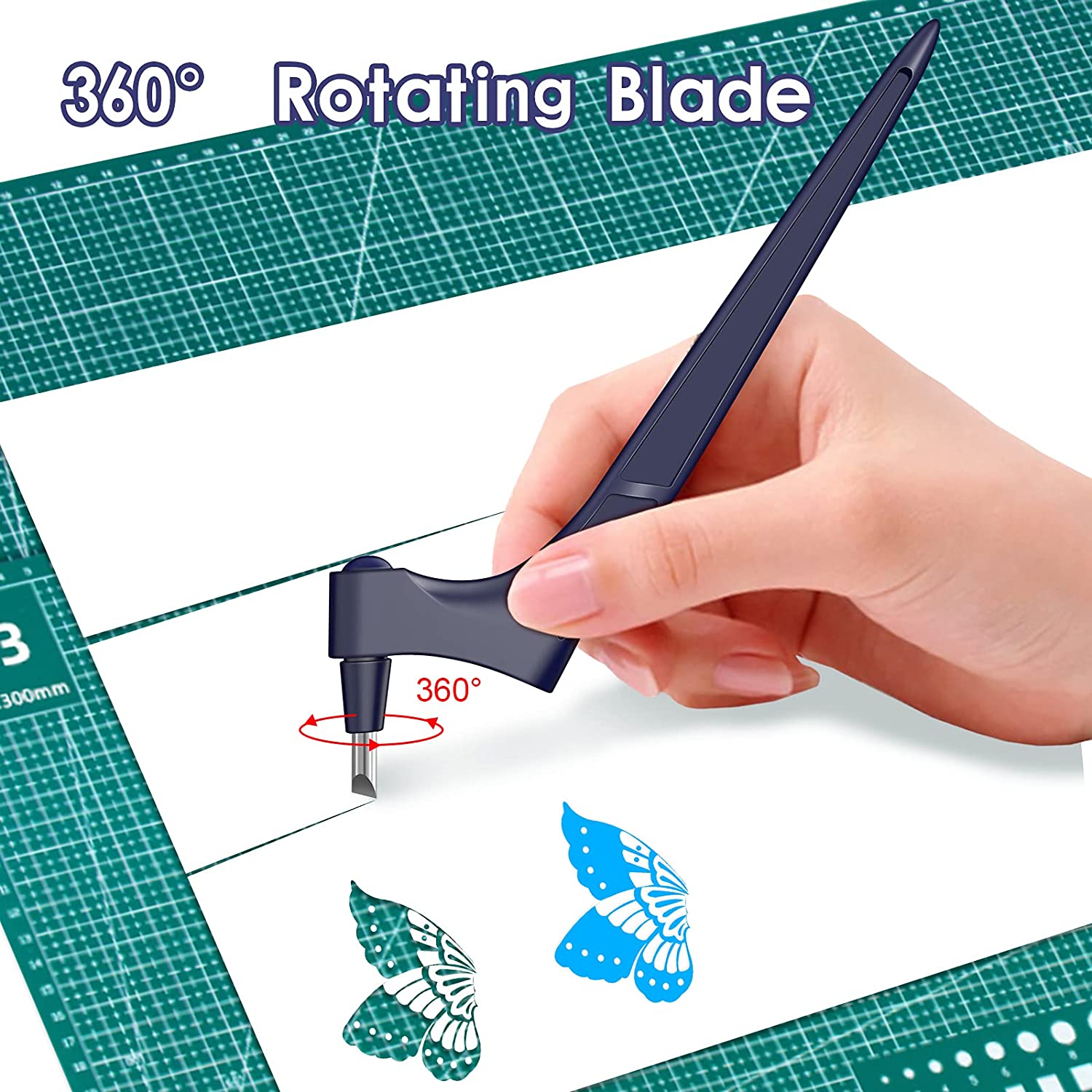 Craft Cutting Tools, Stainless Steel Knives 360 De... – Vicedeal