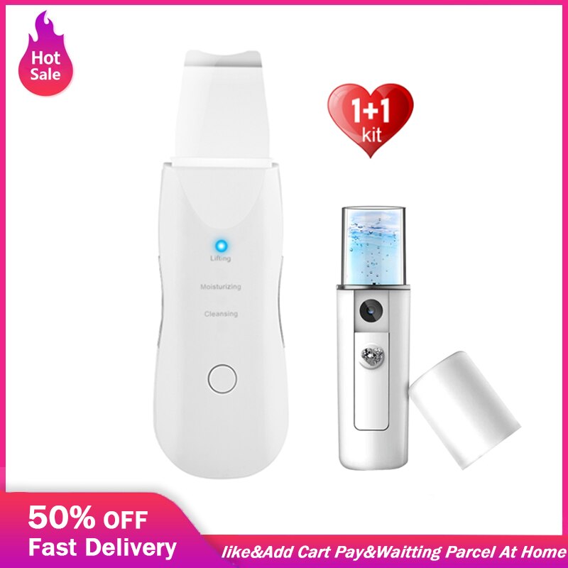 USB Skin Scrubber Deep Face Cleaning Shovel Acne P... – Grandado