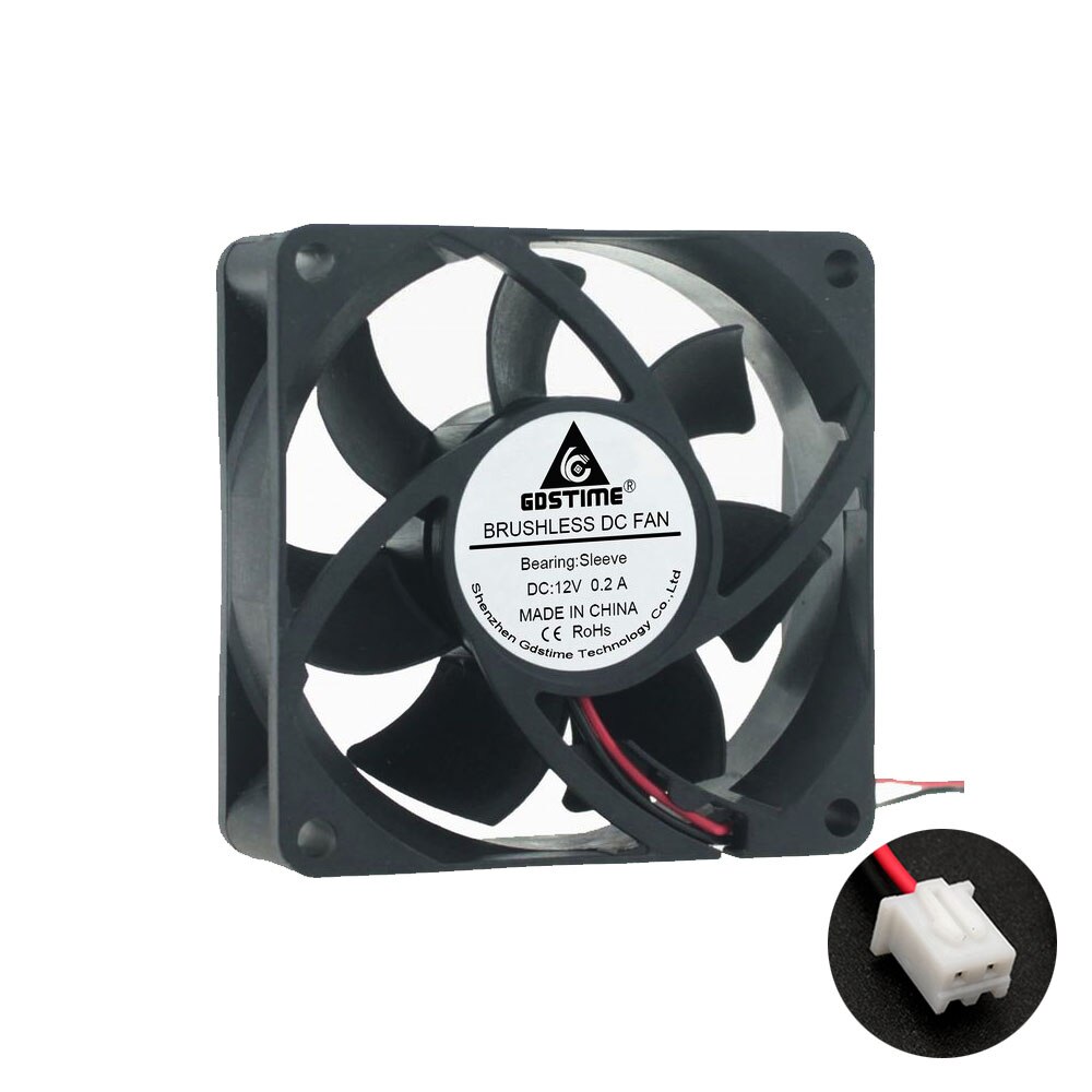 7025 Brushless Fan DC 12V 24V 70X70X25mm Computer ... – Grandado
