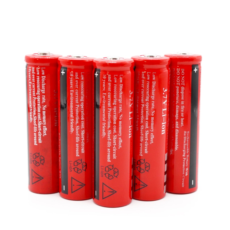 2-50 PCS 18650 Batteries 3.7V 4200mAh 18650 Li-ion... – Vicedeal