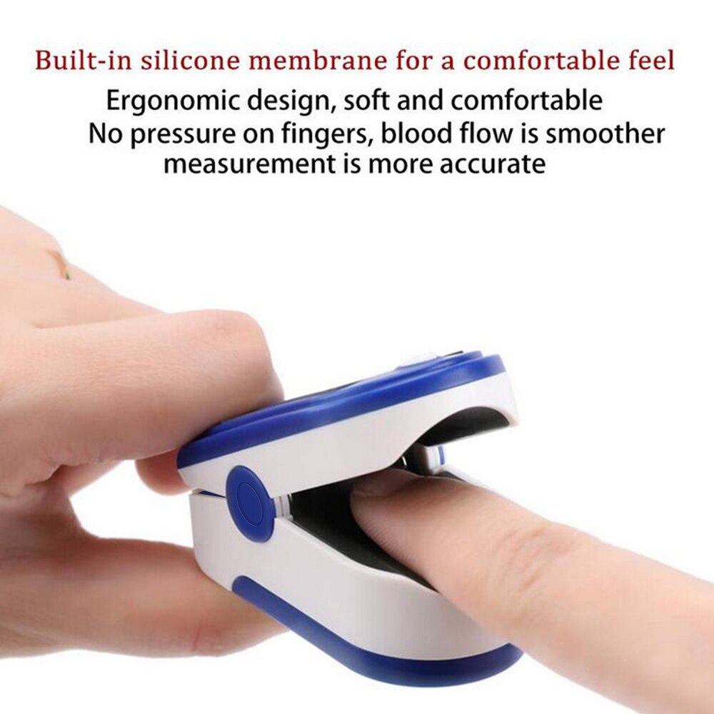 Portable Finger Pulse Oximeter Blood Oxygen Heart ... – Grandado