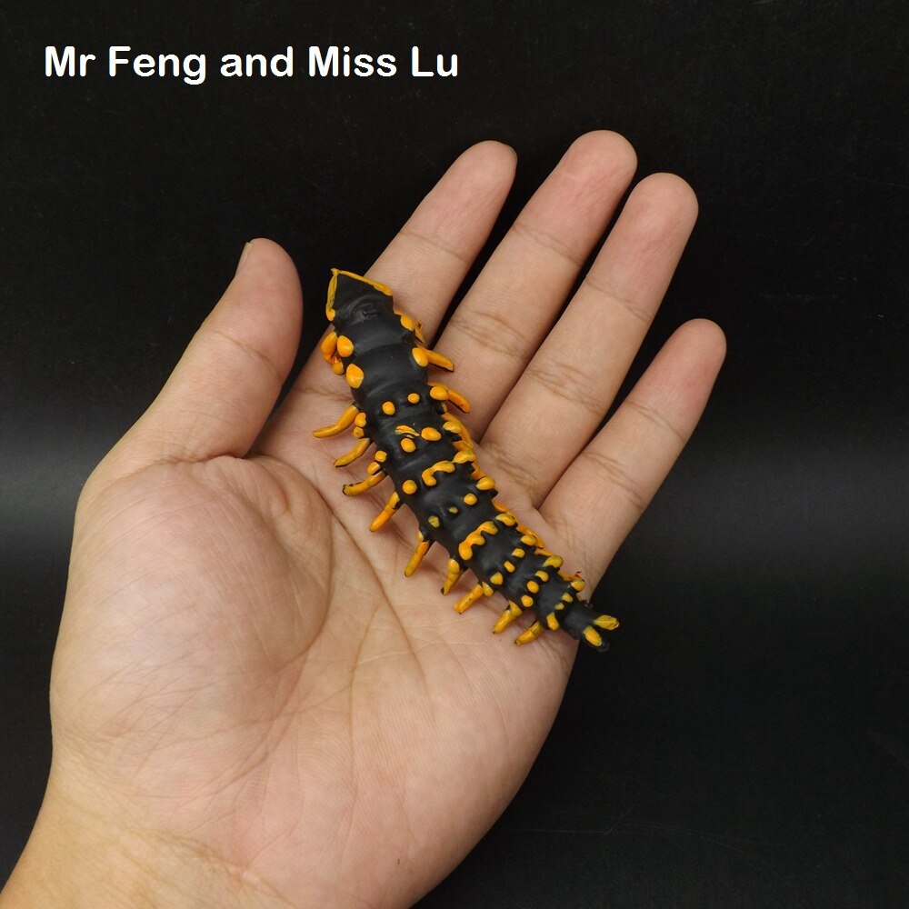 Black Scary Soft Larva Insect Prank Model Hallowee... – Grandado