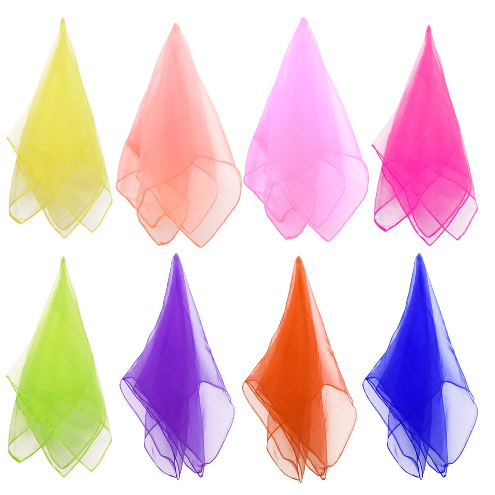 SZanbana 20 Pieces Dance Scarves Juggling Scarves ... – Grandado