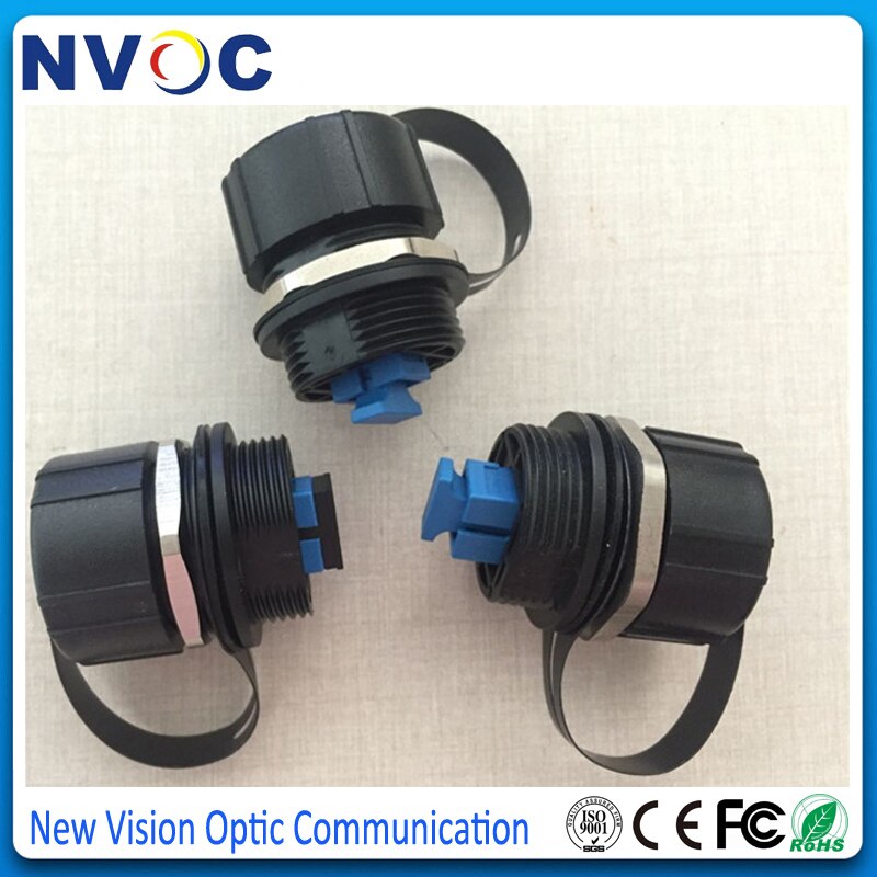 IP67 ODVA-SC Bulkhead SM SX Fiber Optic Adapter wi... – Grandado