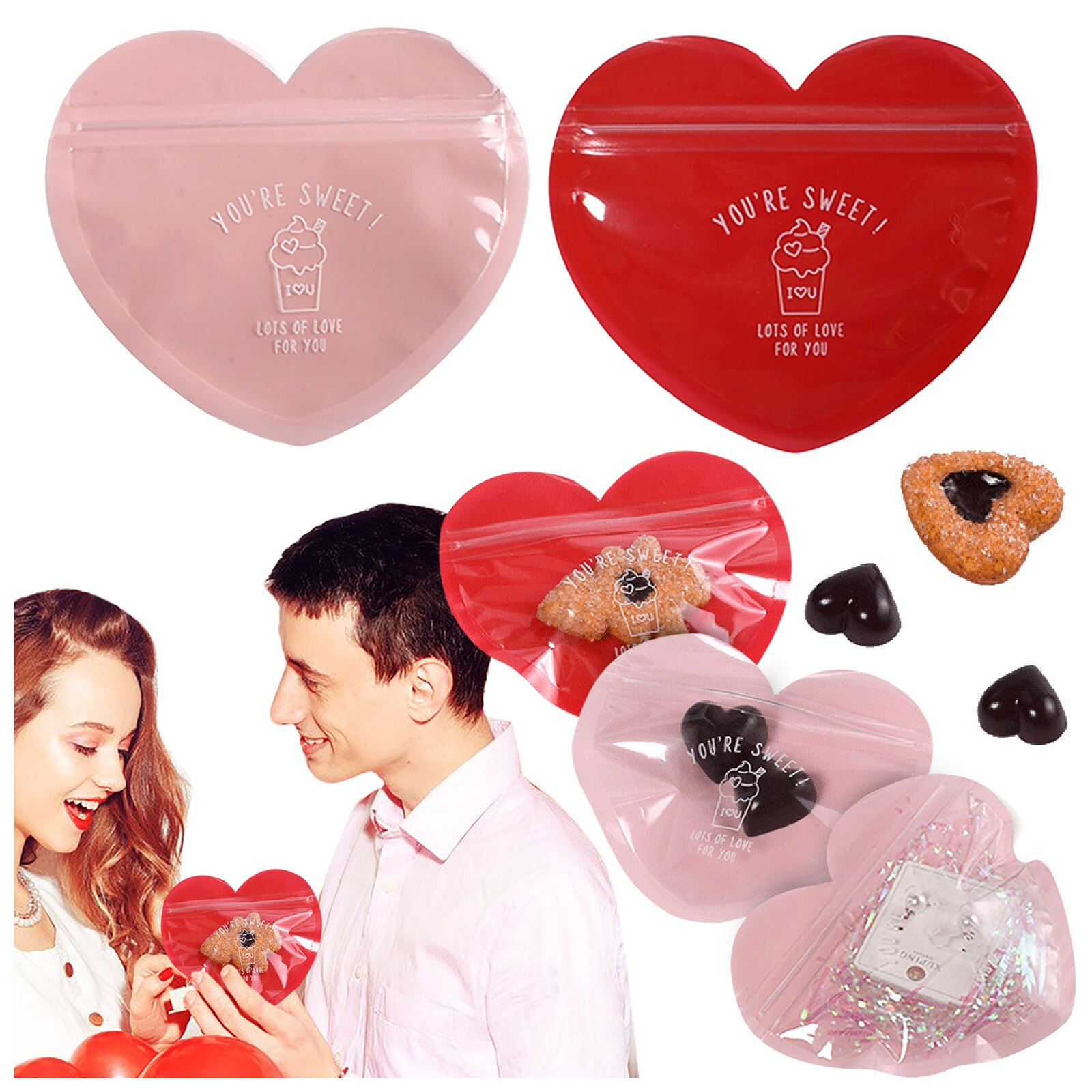 Valentine's Day Love Candy Chocolate Packaging... – Grandado