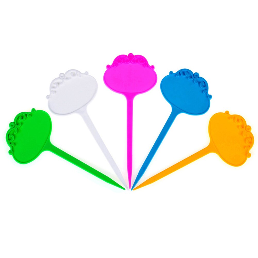 20Pcs Colorful Flower Shaped Gardening Labels Tree... – Grandado