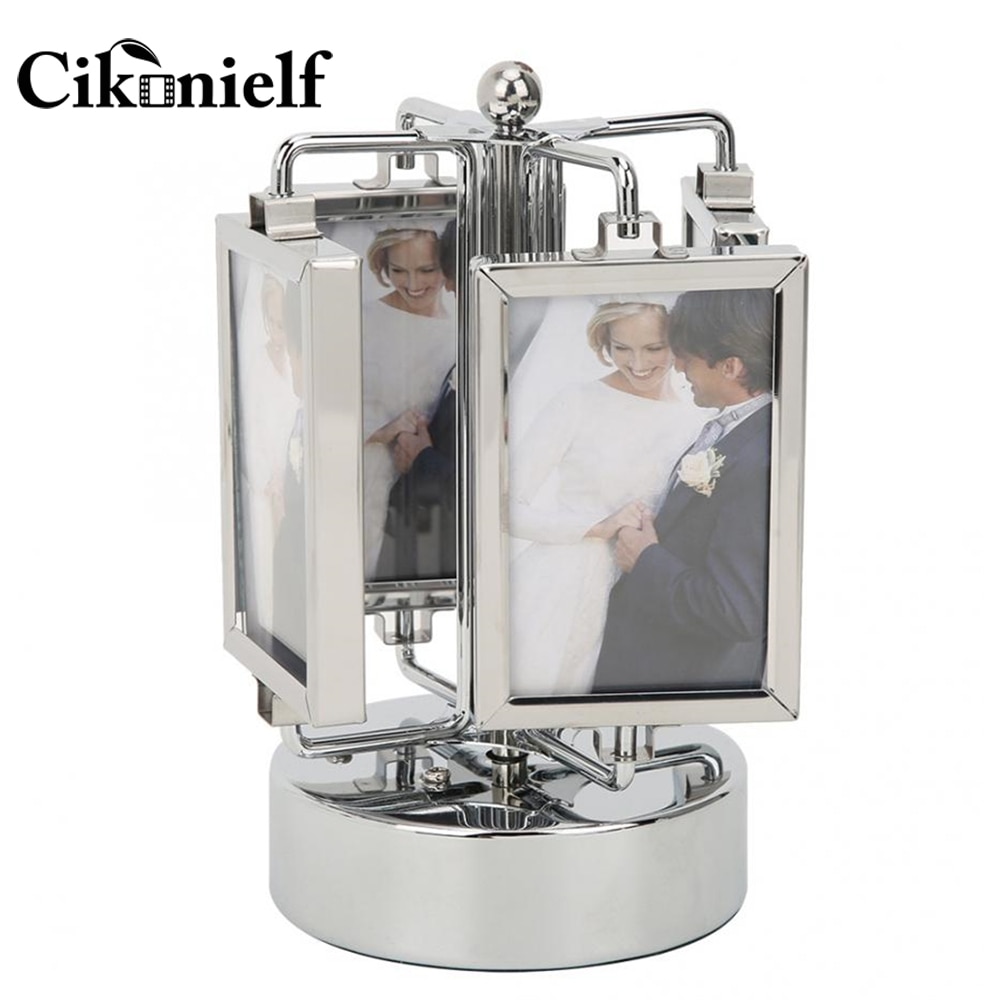 Cikonielf Rotating Music Box Photo Picture Frame H... – Grandado