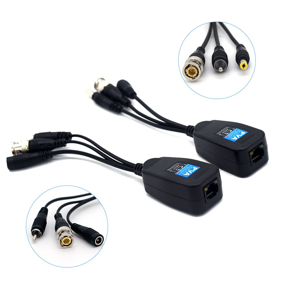 Free Ship CCTV video hd 8MP balun connector balun ... – Grandado