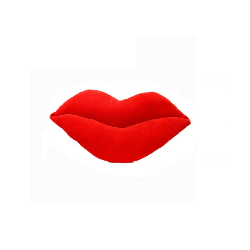 50cm Pink Red Lips Shape Cushion Home Decorative T... – Vicedeal