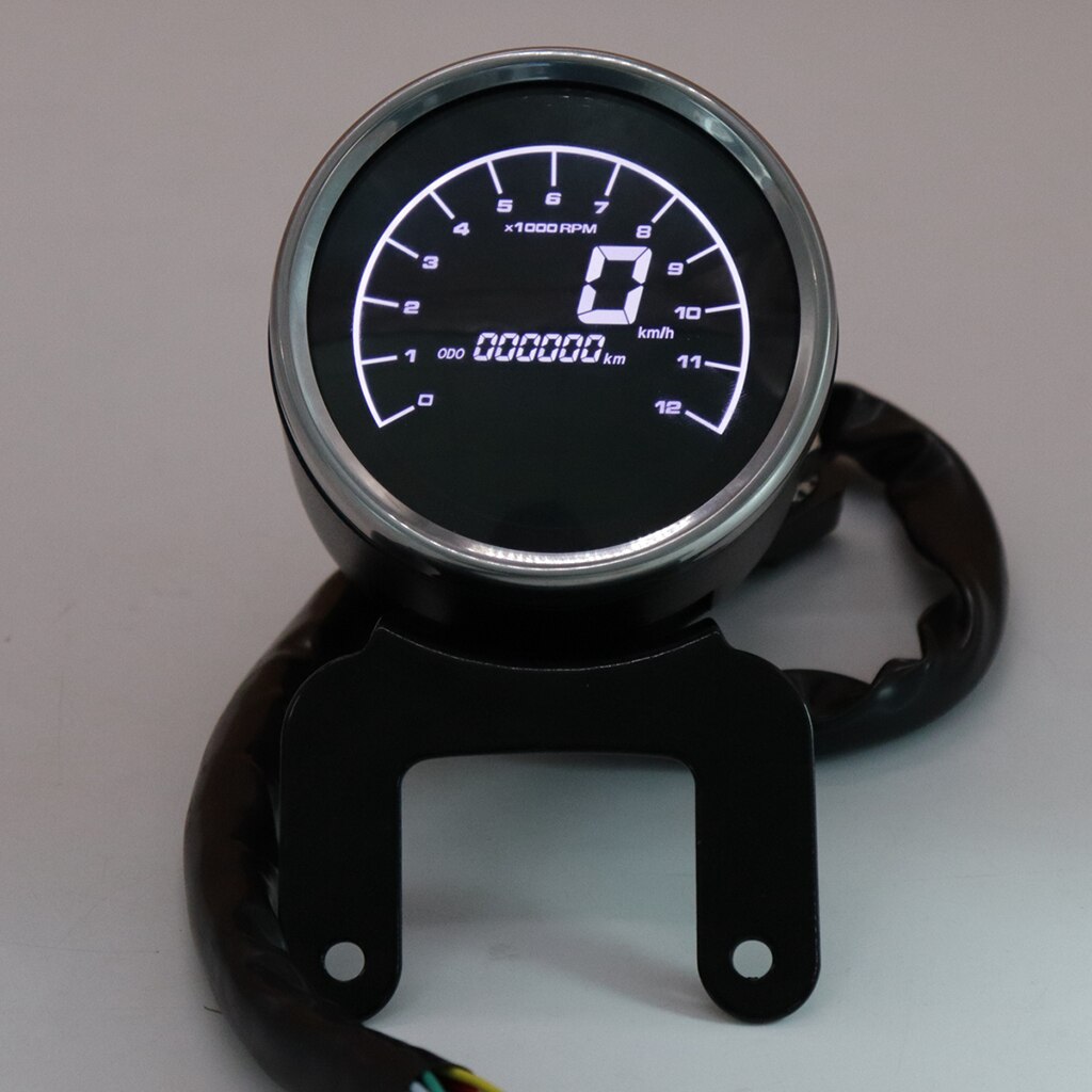 12V Motorrad LED Tachometer Tachometer Kilometerzä... – Grandado