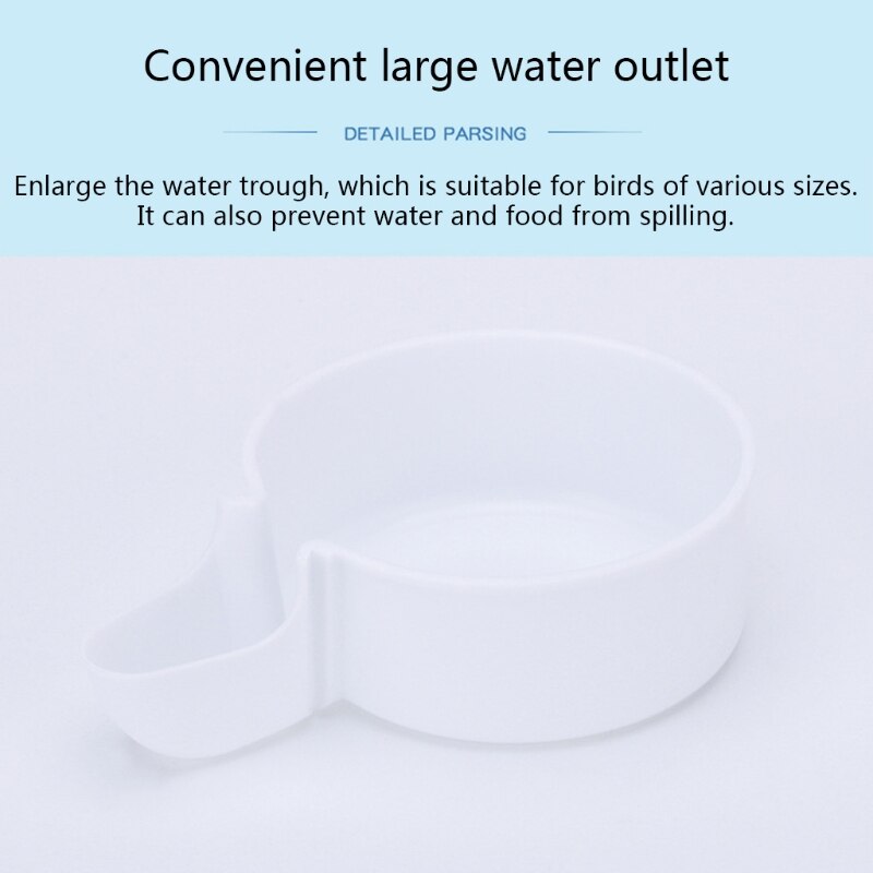 2Pcs Parakeet Water Dispenser No Mess Parrot Feede... – Grandado