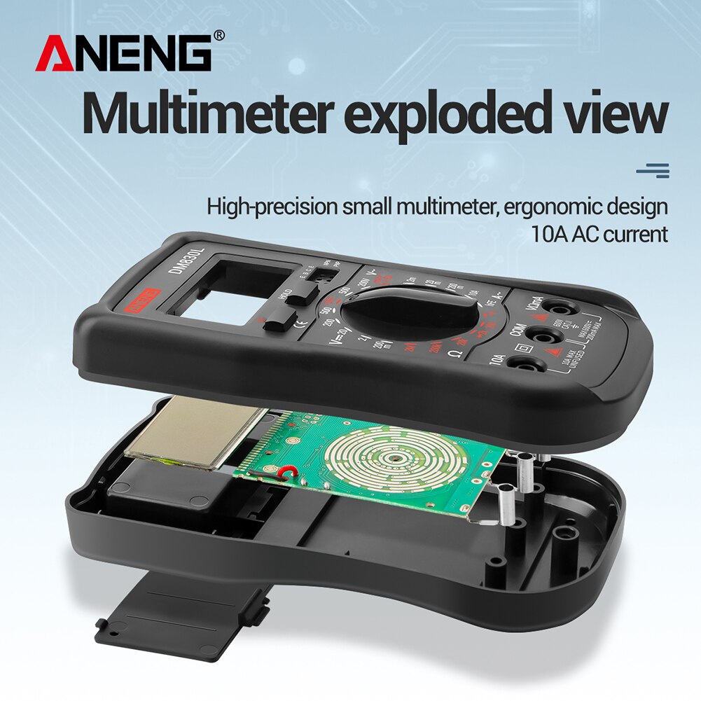 ANENG DM830L Digital Multimeter Meter Testers 1999... – Grandado