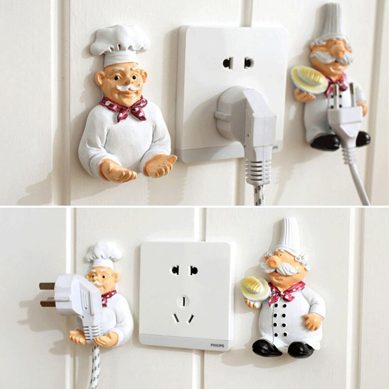 Chef Hook Household Shelf Rack Wall-Mounted Kitche... – Grandado