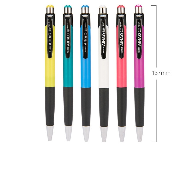 12 pcs/Lot Blue ink color ballpoint pen 0.7mm roll... – Grandado