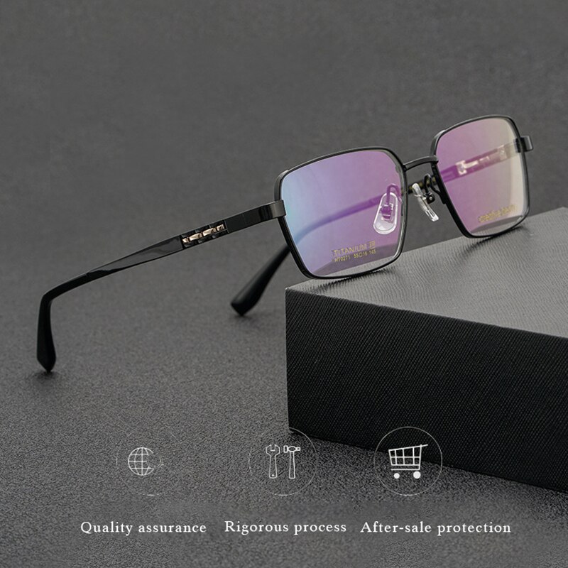 2022 Pure Titanium Men Optical Glasses Frame for M... – Vicedeal