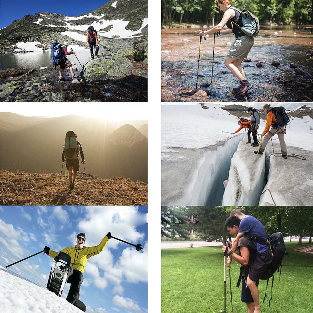 2PCS Lightweight Folding Collapsible Trekking Pole... – Vicedeal