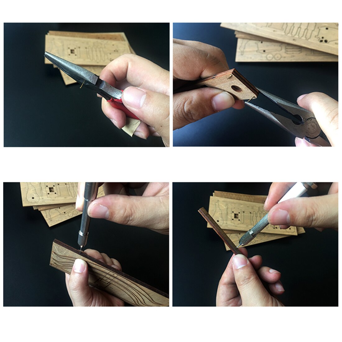 6Pcs Model Assembly Basic Tools Craft Set Car Mode... – Vicedeal