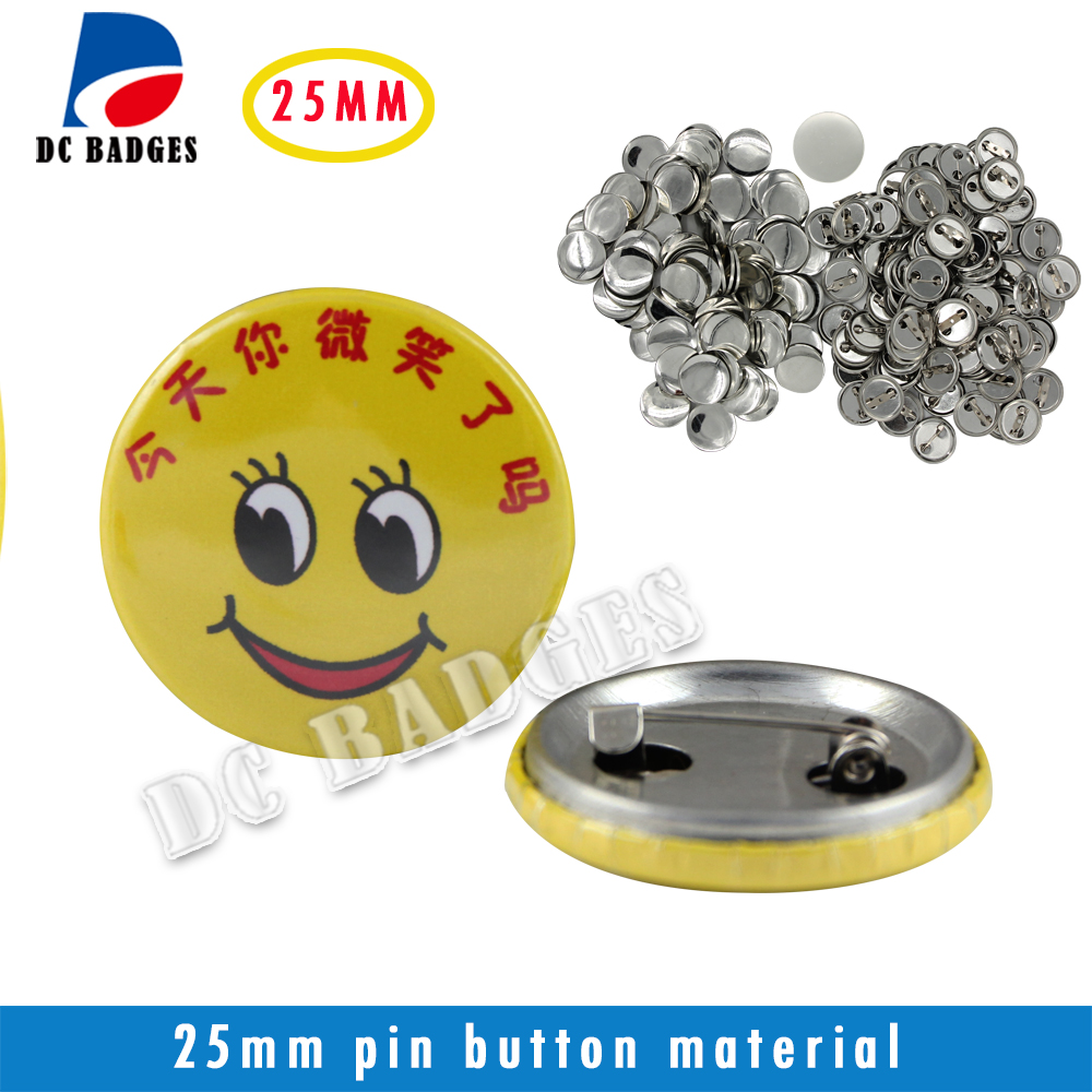200sets 25mm (1") Metal pinback button badge mater... – Grandado