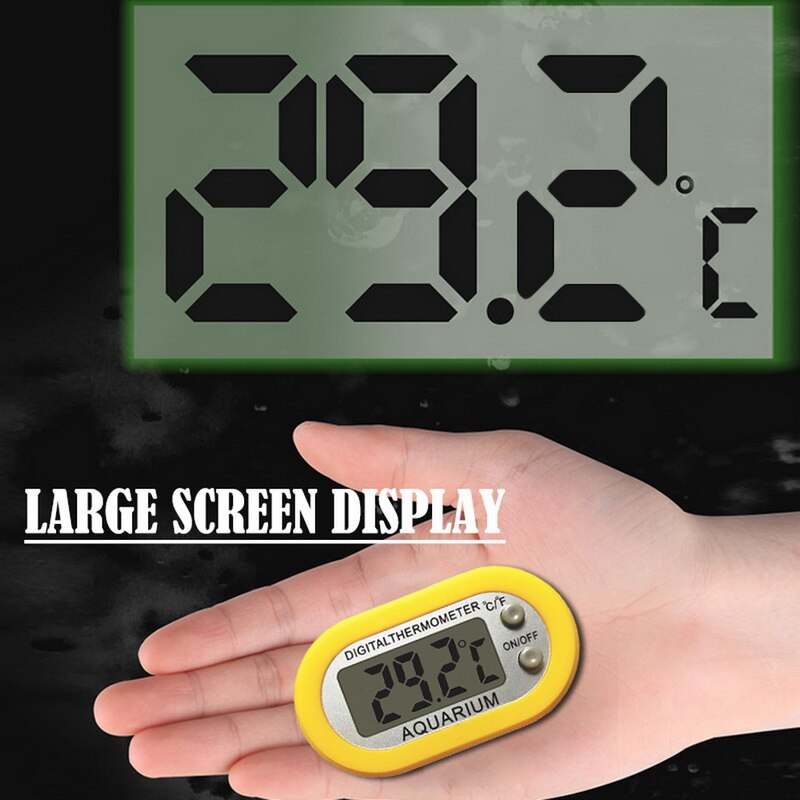 LCD Digital Fish Tank Aquarium Thermometer Waterpr... – Vicedeal