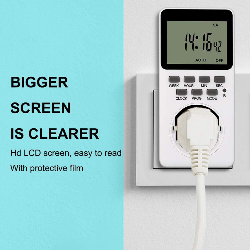 Energy Saving Electronic Lcd Digital Timer Switch Grandado