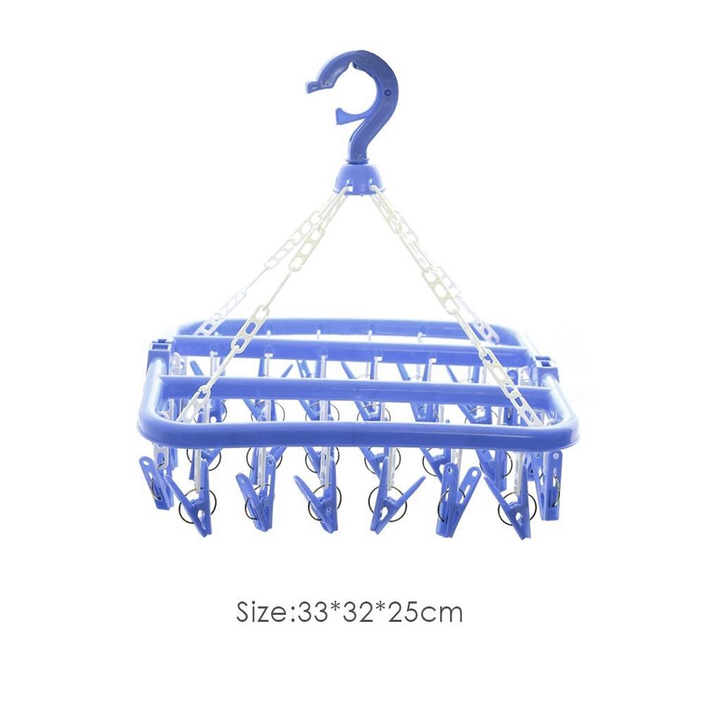 Sock Holder Wardrobe Storage Cloth Hangers 360 Deg... – Grandado