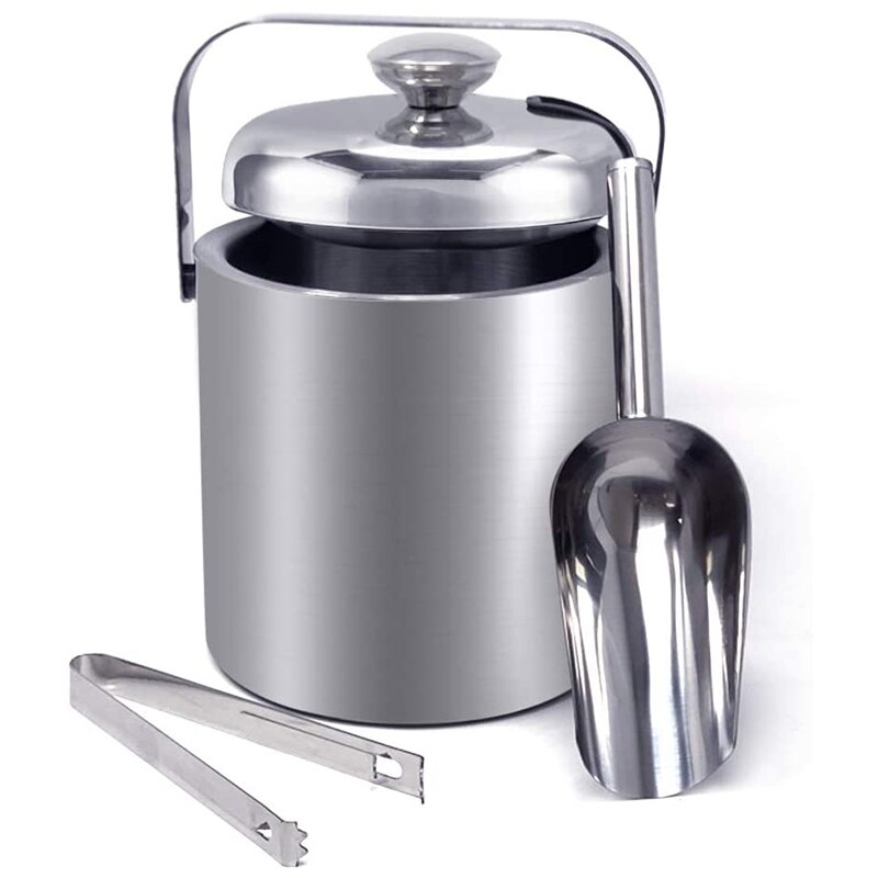 Ice Bucket 1.3L For Cold Drinks, Insulated Bucket ... – Vicedeal