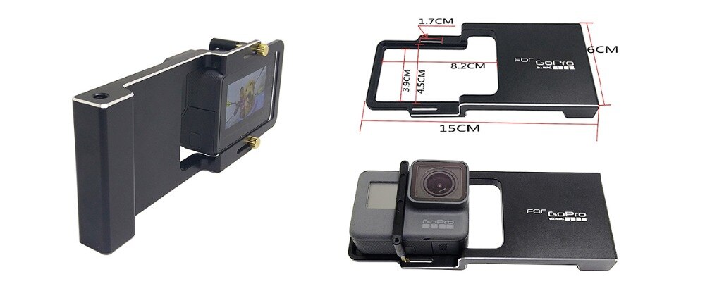 Mount Plate for Smooth 4 GoPro Hero 6/5 Handheld A... – Grandado