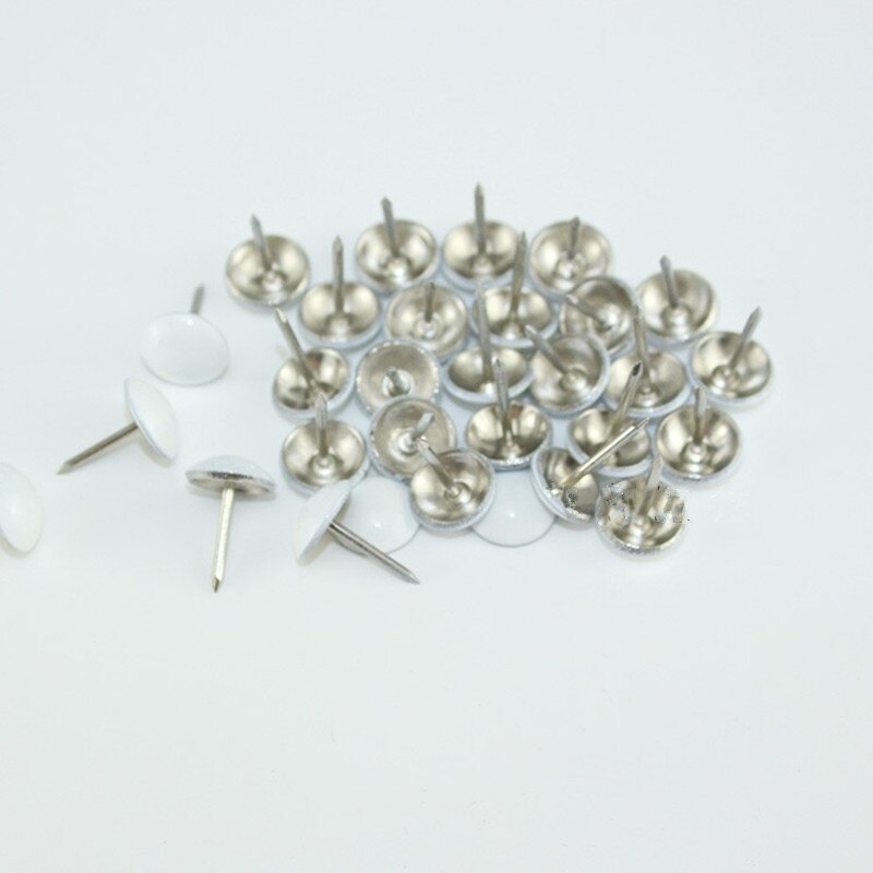 100Pcs 11*17mm White Metal Upholstery Nail,Antique... – Grandado