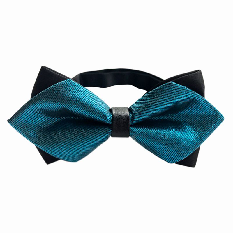 Bow Tie Mens Polyester Bow Tie Solid Plaid Strikje... – Vicedeal