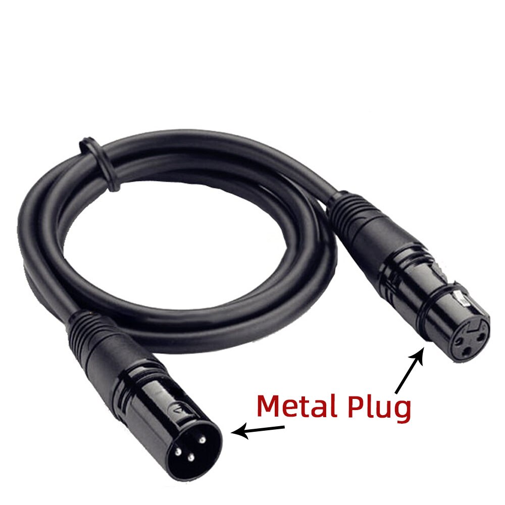 Metal Plug 3-Pin Signal DMX Cable DMX512 Stage Lig... – Grandado