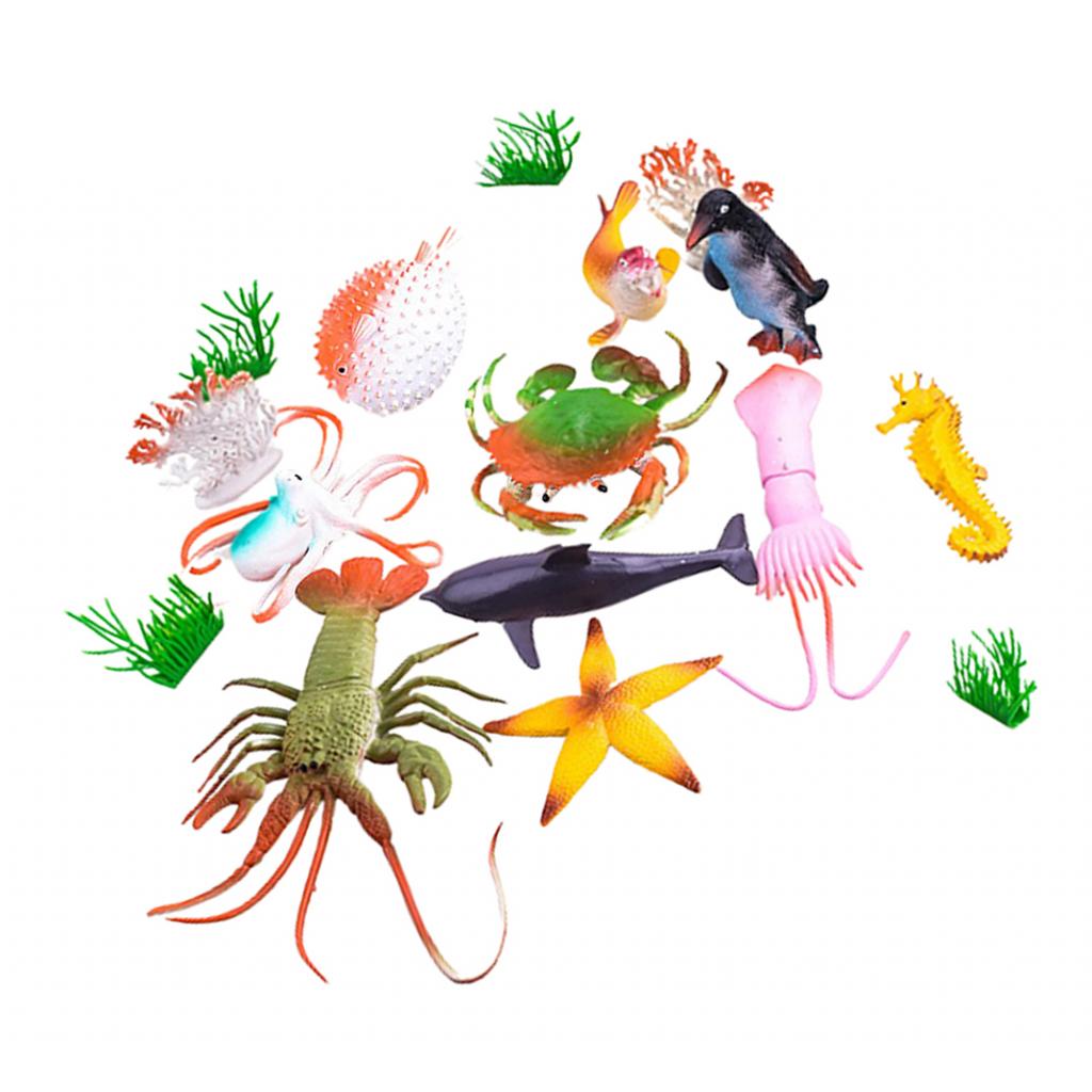 16 Packs Simulation Marine Biological Deep Sea Ani... – Grandado