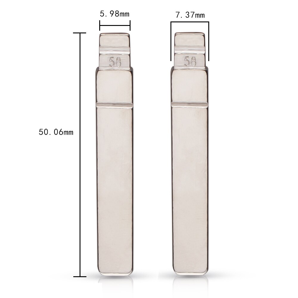 Dandkey 10pcs/lot Uncut Flip KD Remote Key Blade V... – Grandado