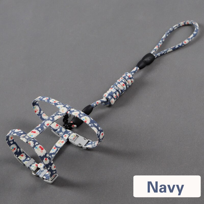 Cat Dog Collar Harness Leash traction rope chest s... – Vicedeal