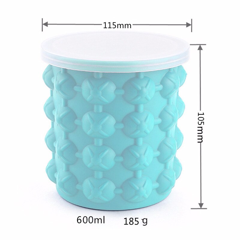 Silicone Ice Maker Fast Cold Ice Bucket Portable B... – Grandado